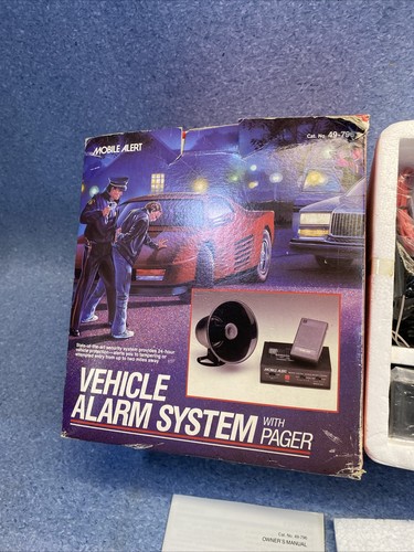 Mobile Alert Vehicle Security System Radio Shack 49-796 | eBay