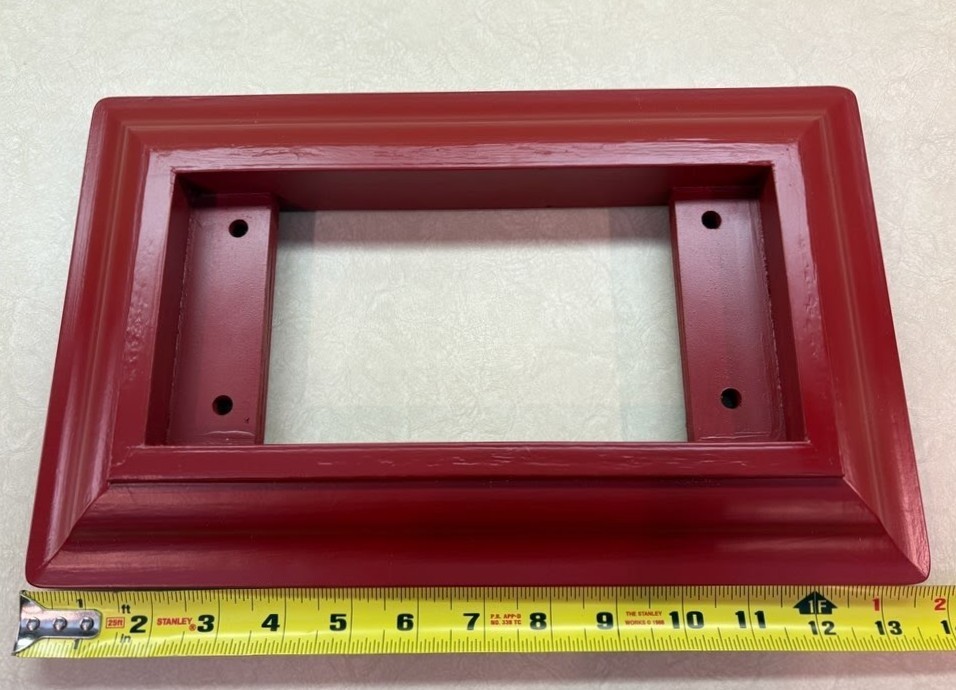 CHICAGO FIRE DEPARTMENT GAMEWELL RED FIRE ALARM BOX PEDESTAL BASE EXACT ...