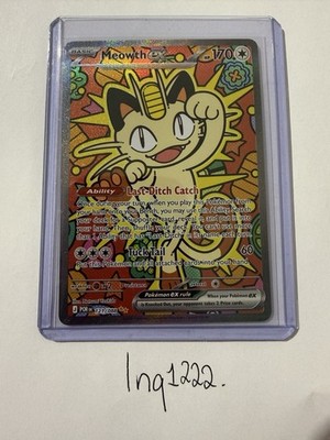 Meowth EX 121 Perfect Order Pokemon card | eBay Australia