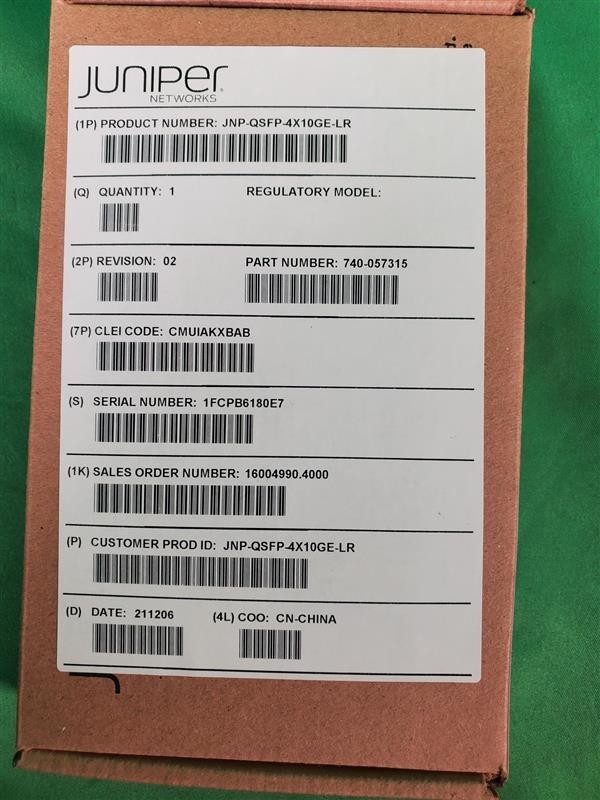 JUNIPER JNP-QSFP-4X10GE-LR. - NEW | eBay
