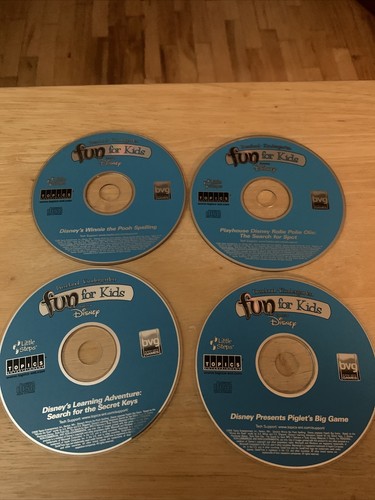 Fun For Kids - 4 CD Roms-Disney- VG | eBay