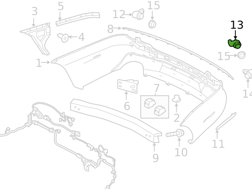JAGUAR XF X260 Front Bumper Park Sensor C2Z22810 NEW GENUINE | eBay