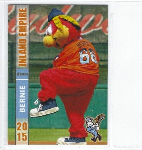 2015 Inland Empire 66ers (Class A-Los Angeles Angels) Bernie (mascot ...