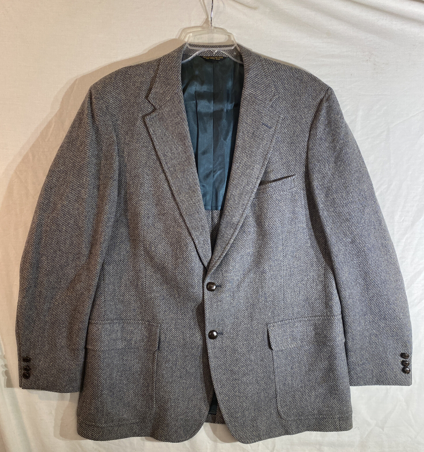 John Weitz Wool Jacket Blazer READ DESC for SIZE Gray Palm Beach Elder ...