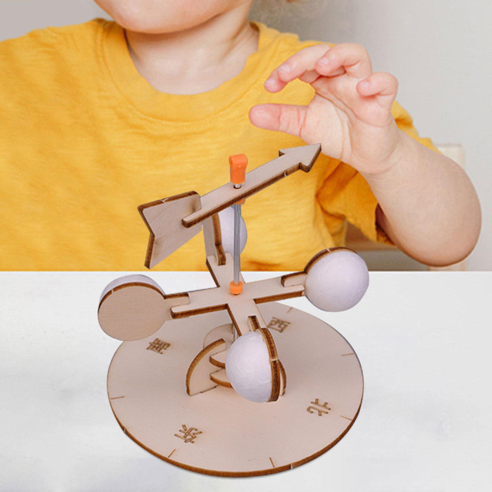 DIY Wooden Wind Vane Toy Kits Preschool Learning Science Teaching ...
