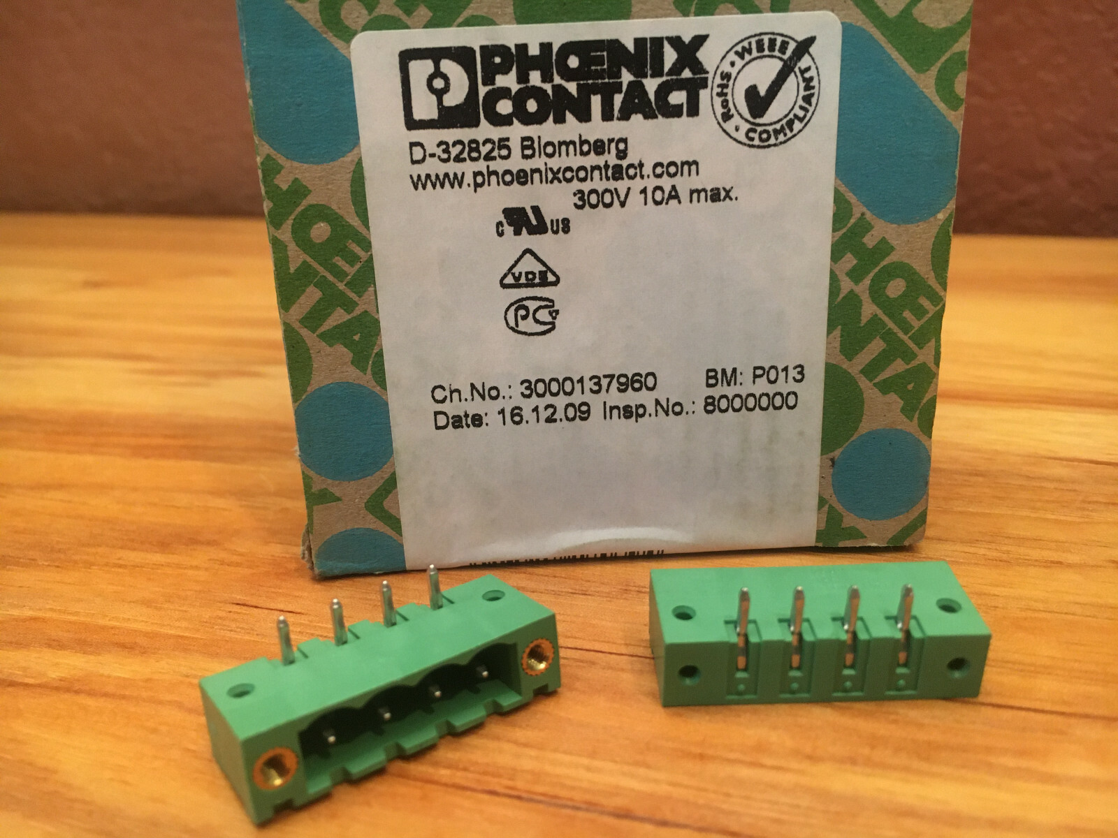 Phoenix Contact D-32825 Terminal Block 300v 50 Pcs. for sale online | eBay