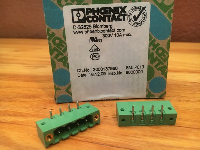 Phoenix Contact D-32825 Terminal Block 300v 50 Pcs. for sale online | eBay