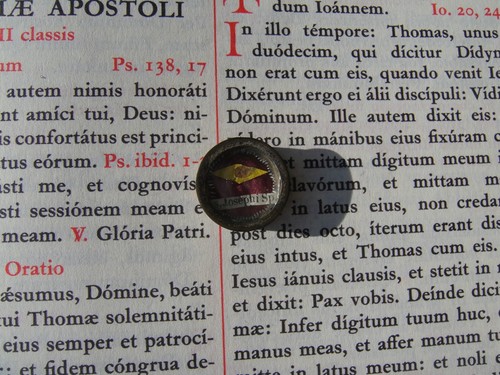 Christian reliquary 1600s 2nd class relic St. Joseph COA | eBay