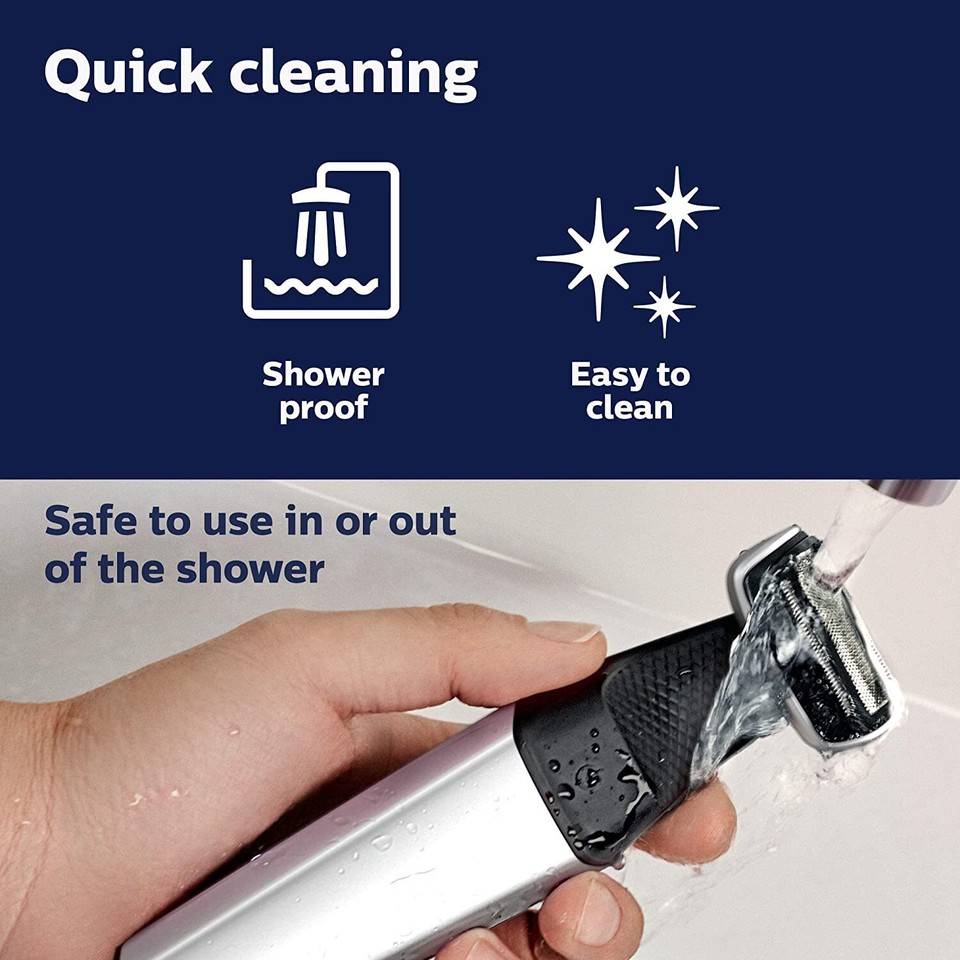 Philips Norelco Lithium-Ion BODY GROOMER TRIM & SHAVE Bodygroom Back ...