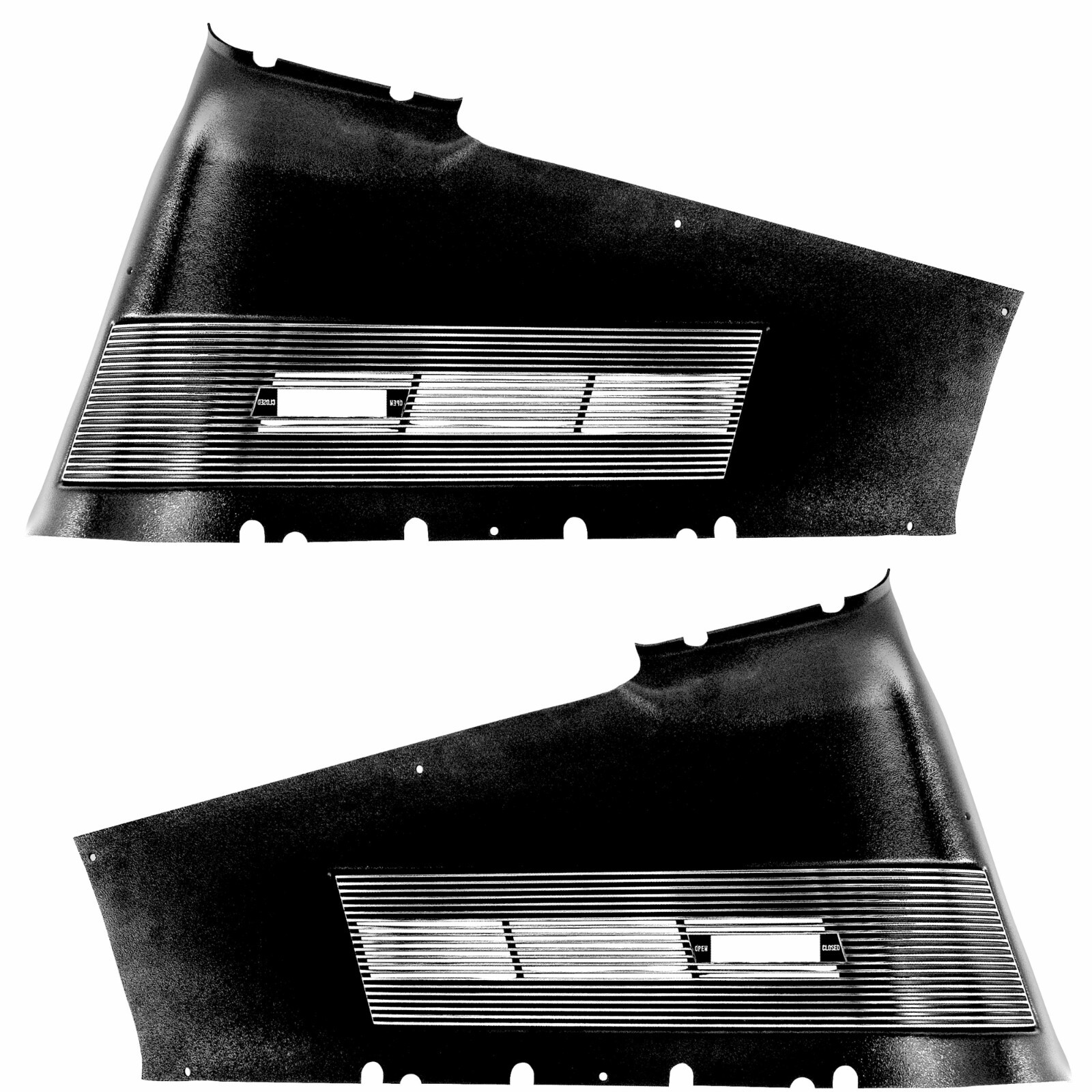 1967~1968 Mustang Fastback Quarter Vent Interior Trim Panel Assembly ...