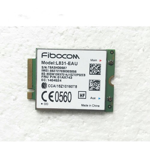 Fibocom L831-EAU 4G LTE Mobile laptop lenovo Thinkpad X270 T470 T570 ...
