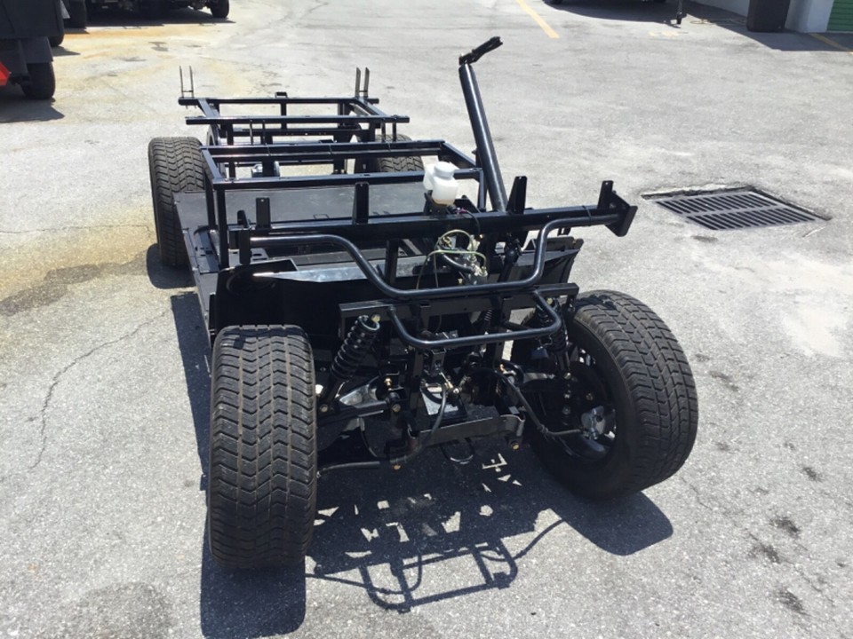 GREY EVOLUTION RANGER D5 GOLF CART 4 SEAT rolling chassis frame for parts | eBay