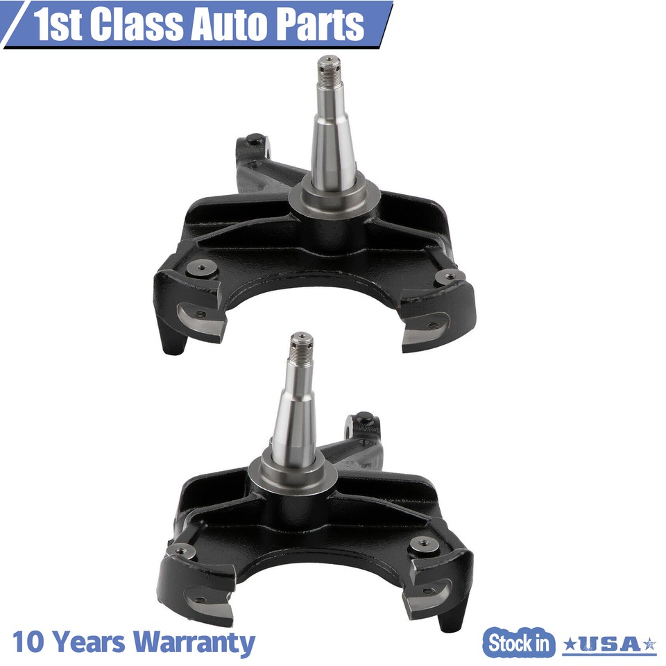 1973-1991 Chevrolet C10 R10 R1500 3" Lowering Drop Spindle 1" Rotor 2WD ...