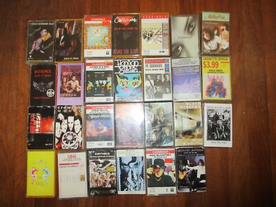 Mix RETRO Single Cassette Tapes CASSINGLES Rock Pop [you CHOOSE one] x ...