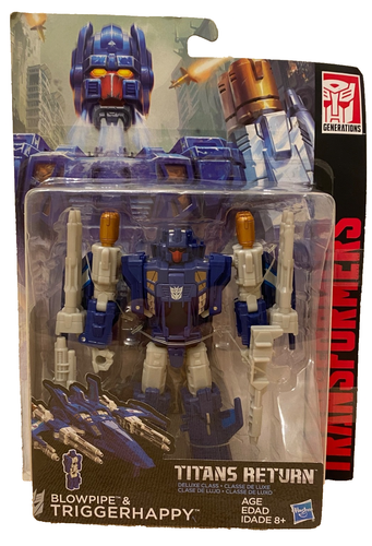 Transformers Titans Return Deluxe Class BLOWPIPE & TRIGGERHAPPY Hasbro ...