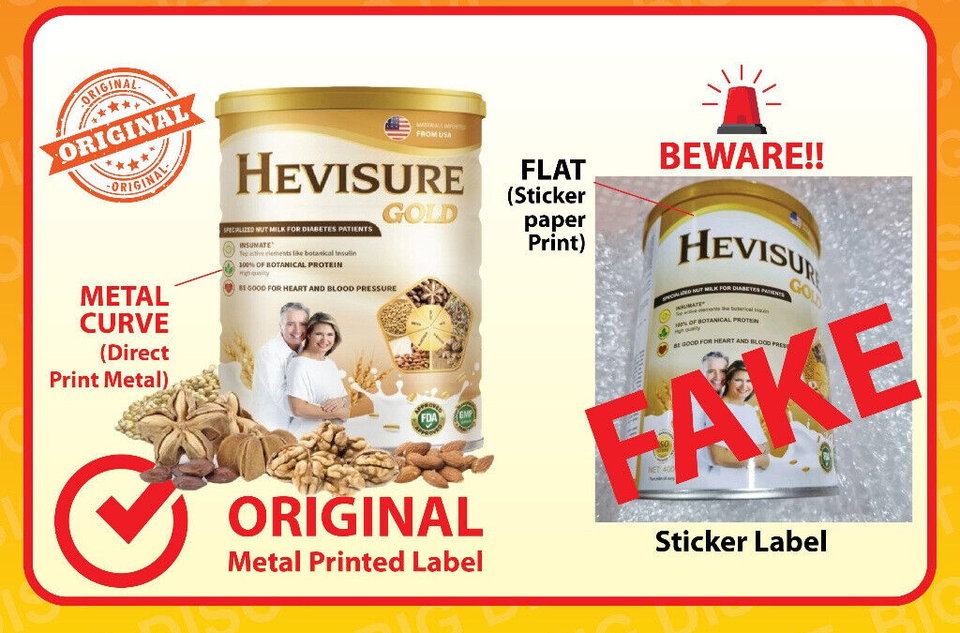 Original Hevisure Gold (Exp 2027) Diabetic Milk stabilized blood sugar ...