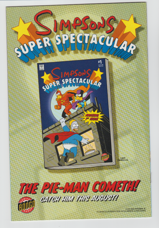 SIMPSONS BONGO 2005 COMIC # 107 VF/NM? | eBay