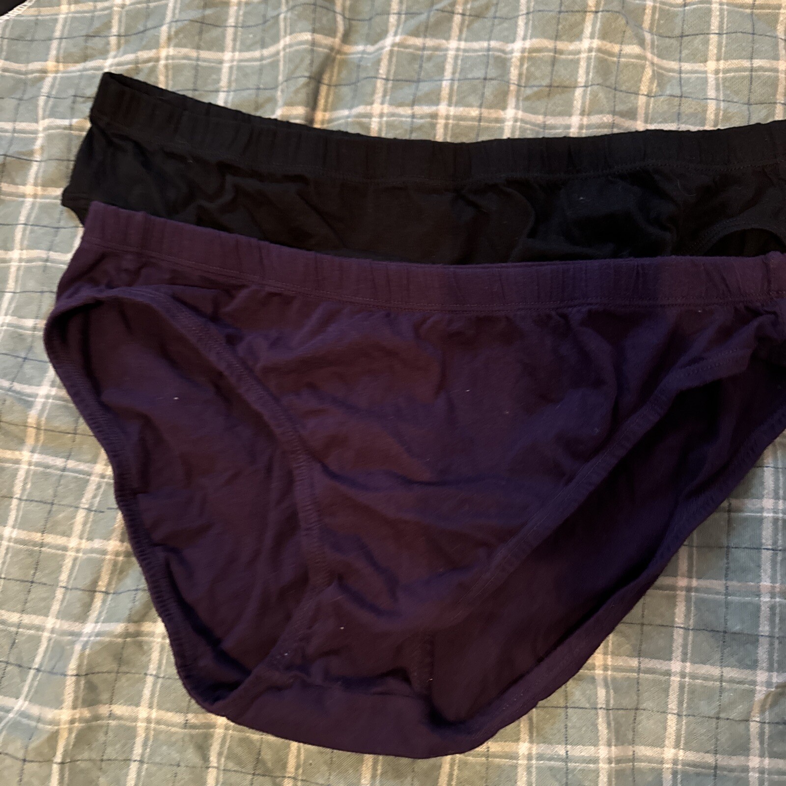 Merona Bikini Briefs Mens Large Cotton Black And Purple 2008 for sale ...