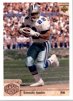 1992 Upper Deck Football #301 Emmitt Smith LL - Dallas Cowboys | eBay