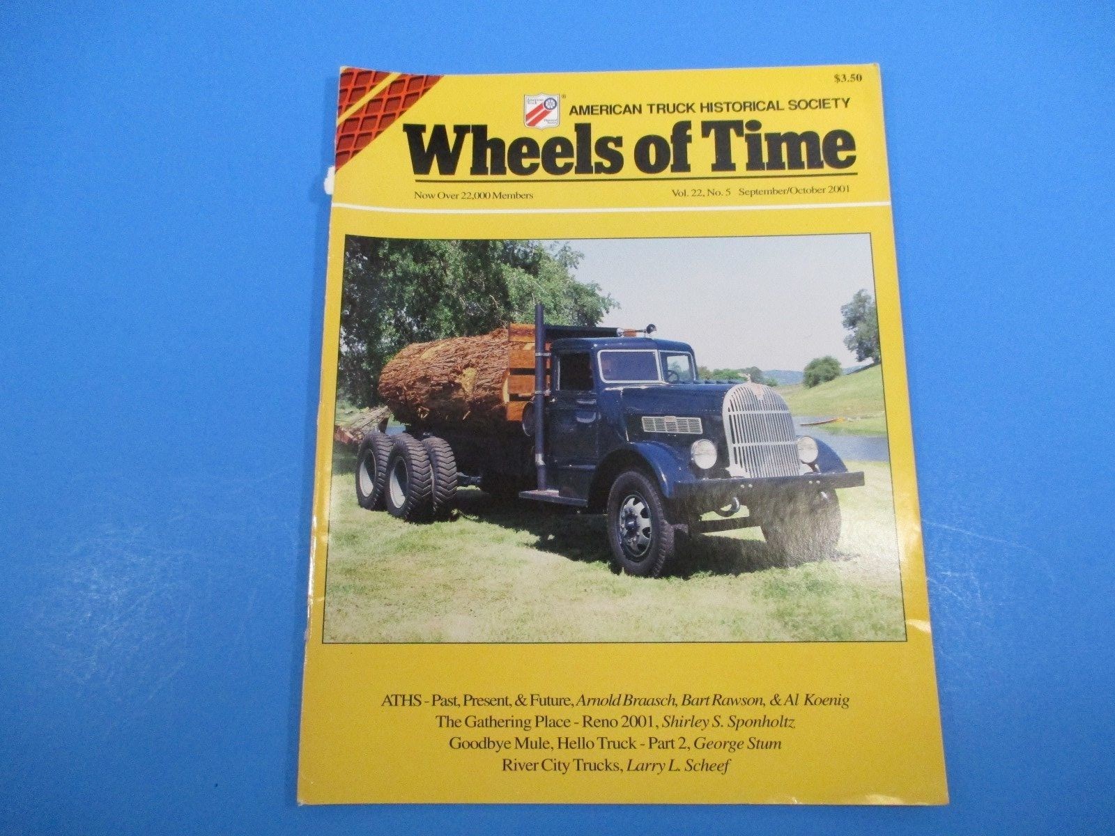 Wheels of Time Magazine Sept/Oct 2001 ATHS River City Trucks Braasch ...