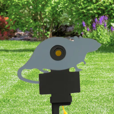 Shooting Target Self Resetting Rat Garden Airgun Practice Metal Animal ...
