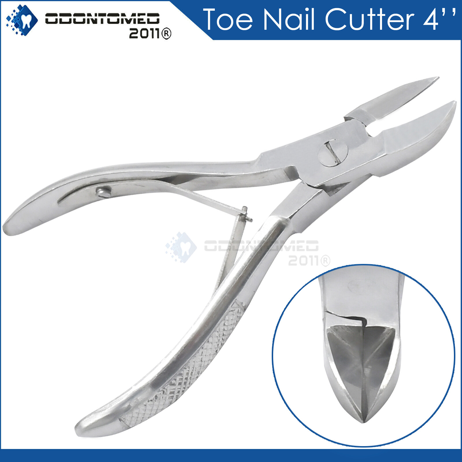Toe Nail Clipper Cutter Surgical Steel Heavy Duty 4.5 Easy Cut+ Nail ...