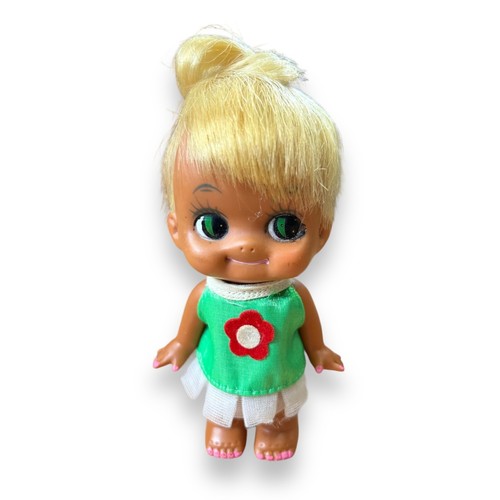 Vintage Wide Eye Big Head Doll Figurine Japanese Hard Plastic Bell ...