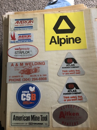 coal mining stickers nice older Vendors TL | eBay