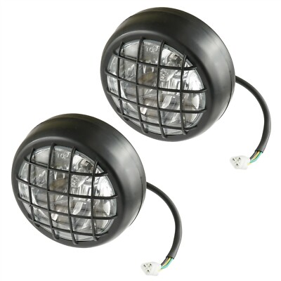 2 Complete Headlight fits Yamaha Banshee 350 YFZ350 2002 2003 2004 2005 ...