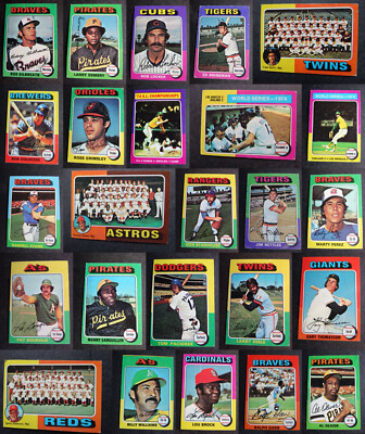 VG 1975 Topps Mini Baseball Cards Complete Your Set U You Pick From ...