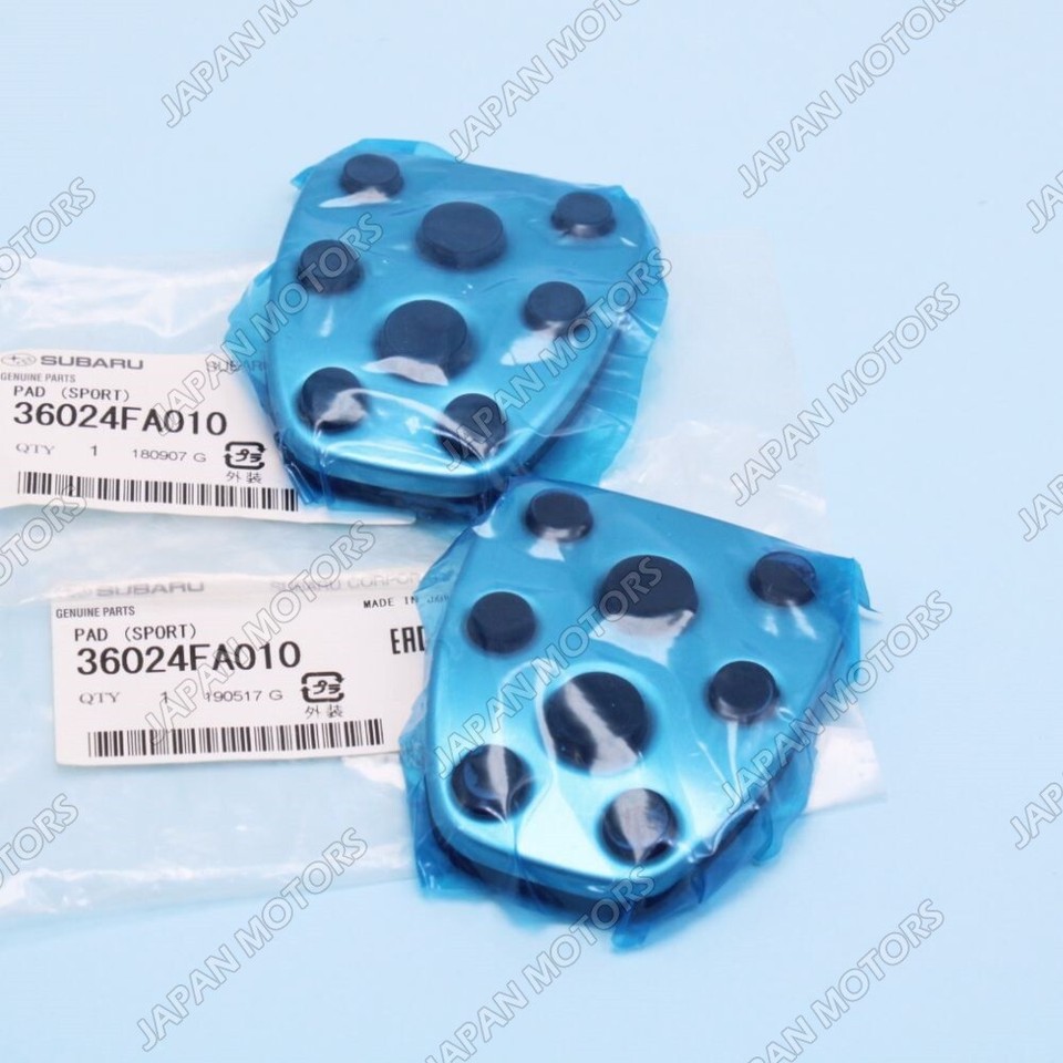 Genuine Subaru Clutch & Brake Pedal Pads MT Impreza WRX STi Legacy ...