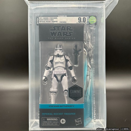 2021 Star Wars Black Series "Imperial Rocket Trooper" Gamestop AFA U9 ...