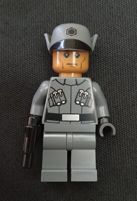 LEGO Star Wars Minifigure First Order Officer Lieutenant Captain Male ...