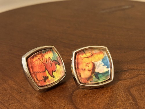 DUCHAMP London Vintage Painting Devil And Angel Hologram CUFFLINKS | eBay