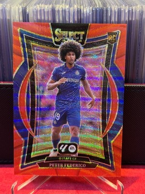 2024-25 Panini Select La Liga RED WAVE Peter Federico Rookie Getafe 09/ ...