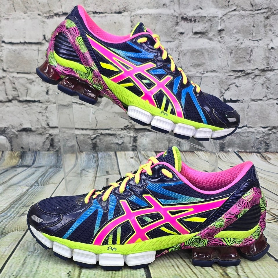 ASICS Gel Sendai 3 Multicolor Running Shoes Women's 10 Lace-Up Sneakers ...