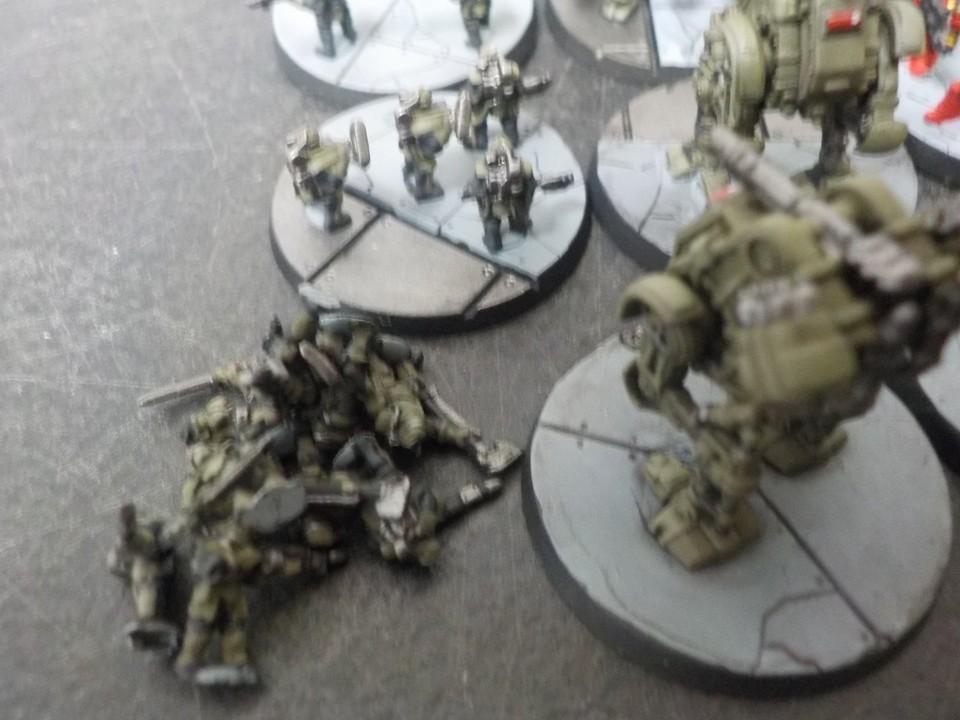 G130 Warhammer epic Legions Imperialis Starter set painted lot army wow ...