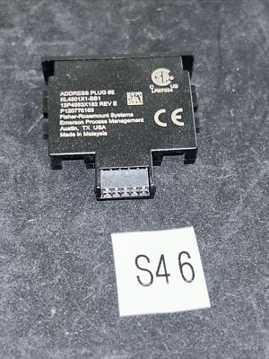 FISHER ROSEMOUNT KL4501X1-BB1 REV E CHARM ADDRESS PLUG | eBay