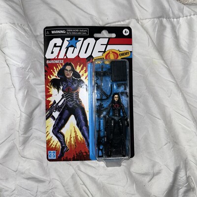 2020 GI Joe Retro Collection BARONESS 3.75” Sealed MOC Walmart ...