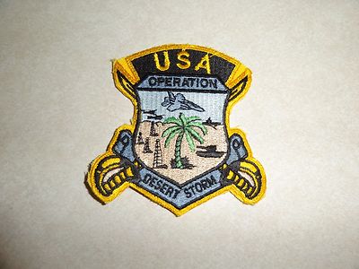 US MILITARY PATCH USA OPERATION DESERT STORM OLDER SEW ON | eBay