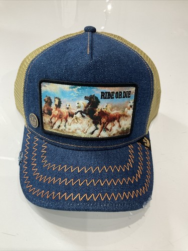 Goorin Bros The Farm Ride Or Die Stampede Trucker Hat - New With Tag | eBay
