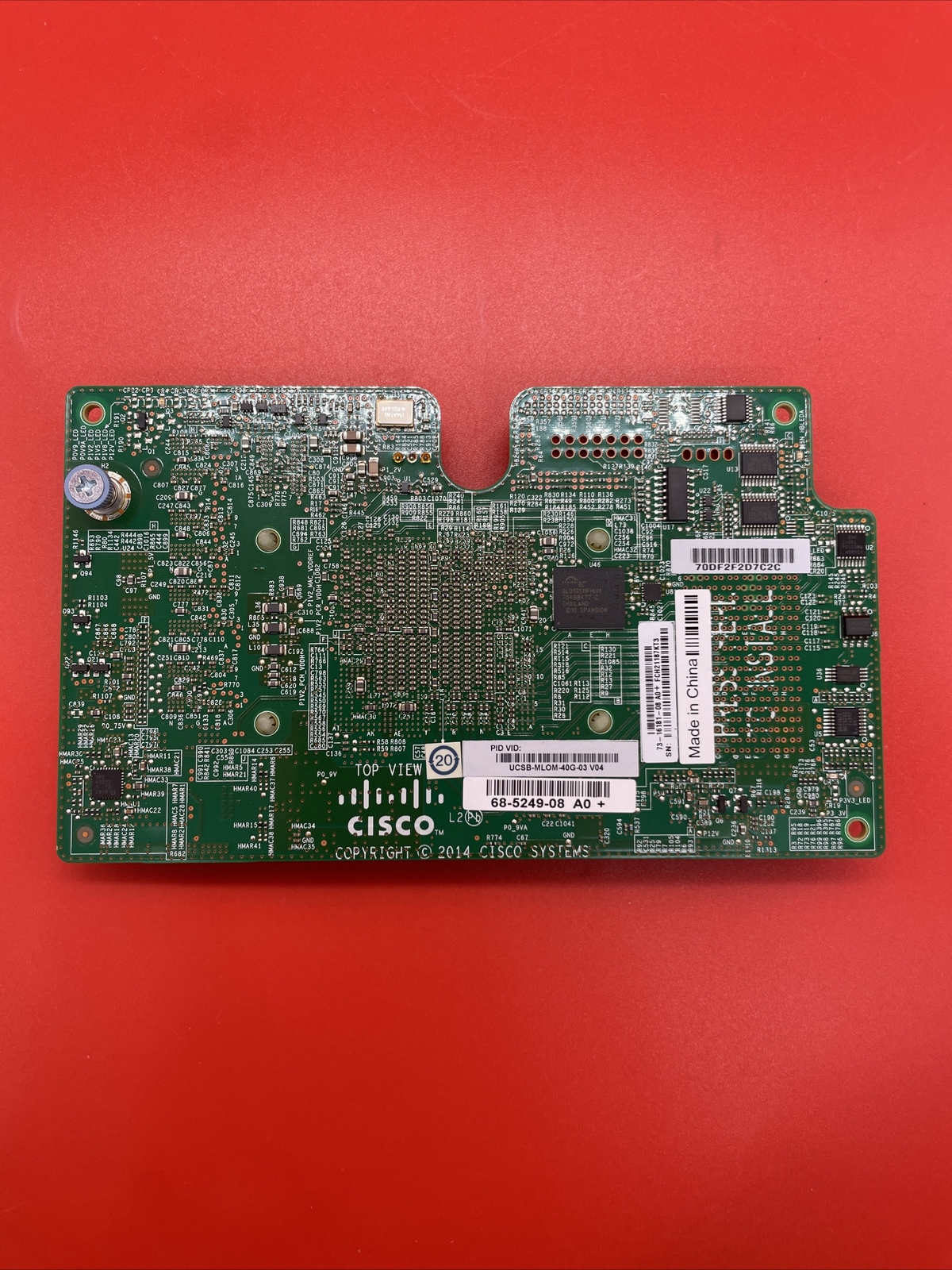 73-16181-08 Ucsb-mlom-40g-03 V04 Cisco Vic Modular 40gbe Adapter Card ...