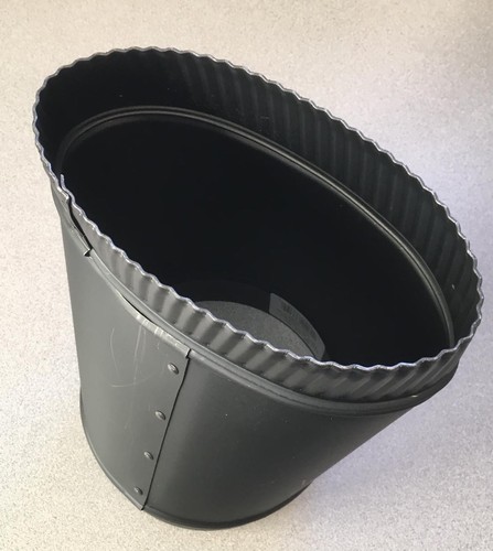 Home Improvement 6" Wood Stove Pipe Oval-To-Round Adapter 24 GAUGE ...