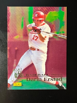 1996 Signature Rookies Autobilia Previews #B3 Darin Erstad Angels B | eBay