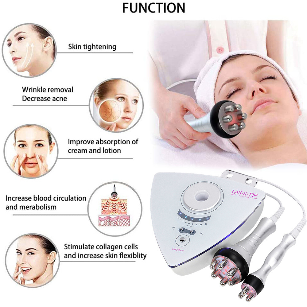 Mini Radio Frequency Machine RF Tripolar Face Eye Lifting Tighten ...