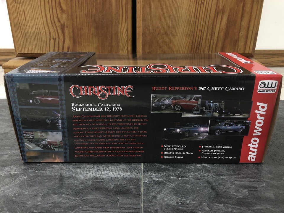 Auto World 1/18 Christine Buddy Repperton’s 1967 Chevy Camaro AWSS114 ...