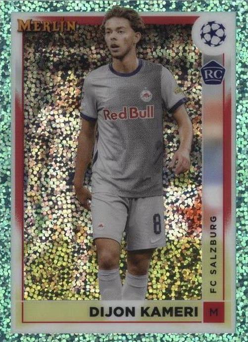 2022-23 Topps Merlin UEFA Club Competitions - Dijon Kameri #70 Aqua ...