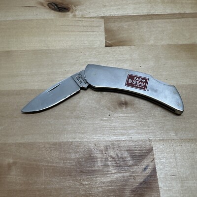 ZIPPO ADVERTISING SMALL LOCKBACK FOLDING POCKET KNIFE MADE USA Farm ...