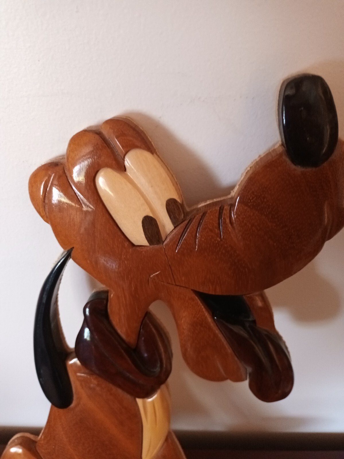 Disney Pluto Wood Wall Hanging Intarsia Vintage Plaque | eBay UK