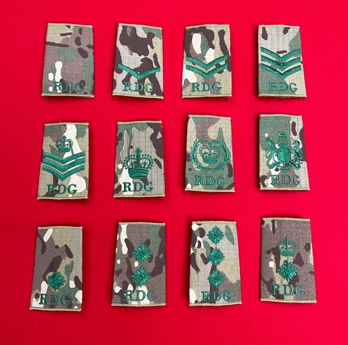 RDG MTP Rank Slides, Royal Dragoon Guards Multicam Uniform Combats Army ...